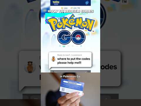How to redeem codes in Pokémon Go! - #pokemongo