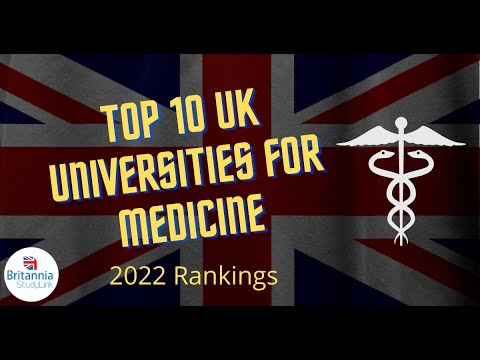 Top 10 UK Medical Universities