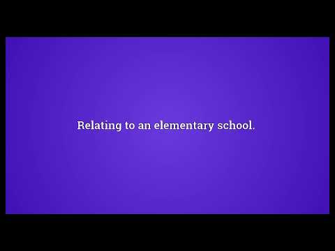 Elementary Meaning