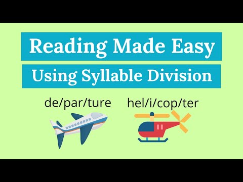 Learn To Read Multi-Syllabic Words | Learn To Read and Spell