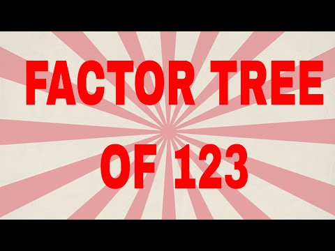 Factor tree of 123|Prime factor tree