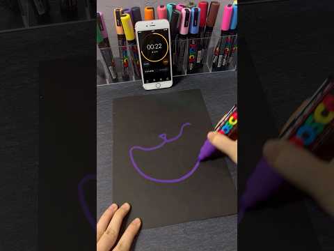 Drawing Catnap with Posca Markers!#catnap #art #posca