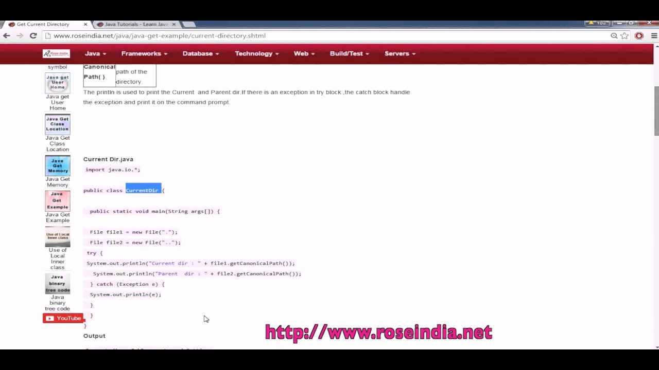 How to get current directory in Java?