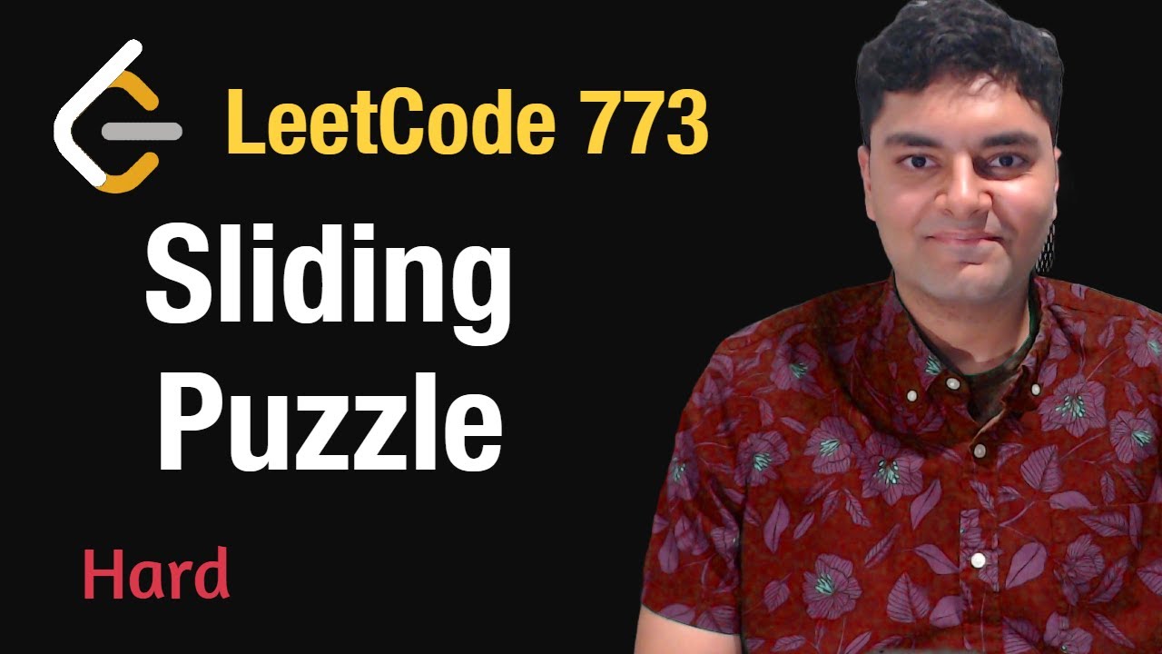 Sliding Puzzle - Leetcode 773 - Python