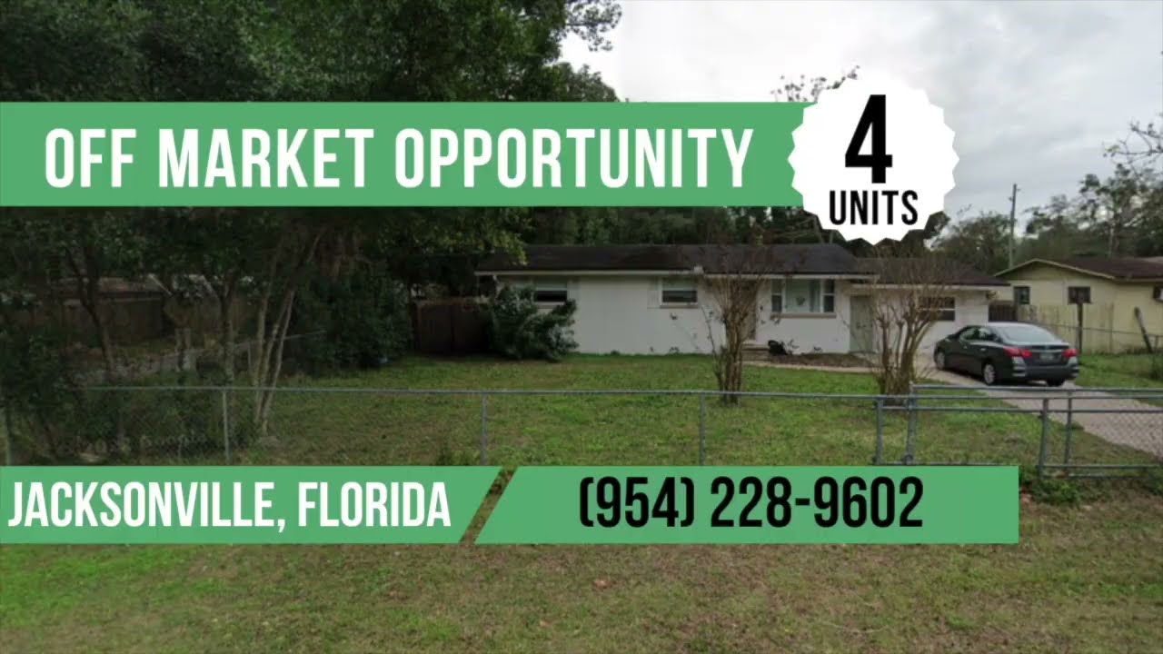 4 UNITS IN JACKSONVILLE, FLORIDA 32244