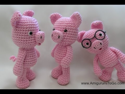Crochet Little Bigfoot Pig