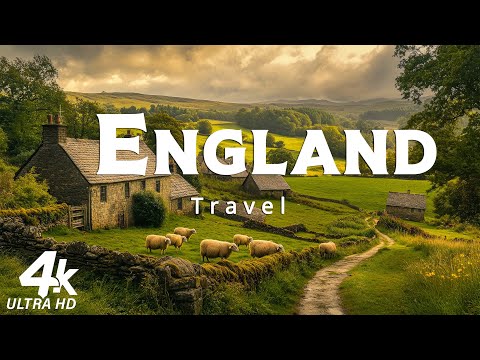 Wonders of England | Where Meadows Meet Mist | Most Amazing Places & Villages in England | 4K