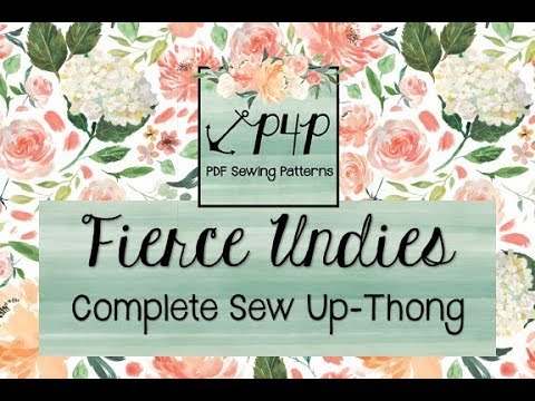 Fierce Undies- PDF Sewing Pattern by Patterns for Pirates- Complete Sew Up
