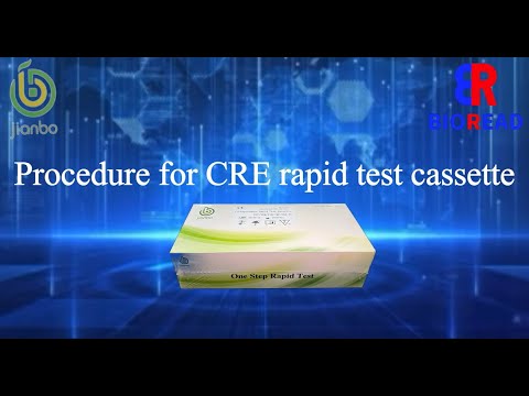 Procedure for CRE rapid test cassette