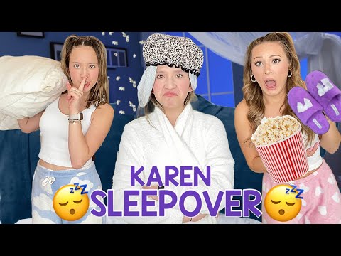 WE HAD A SLEEPOVER AT KAREN’S HOUSE 🫣🍿 (BAD IDEA)