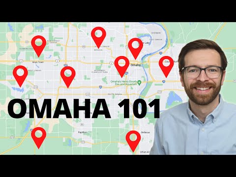 Beginners Guide to Omaha, Nebraska - A Map Tour of the Area