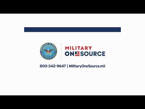 Military OneSource Webinar