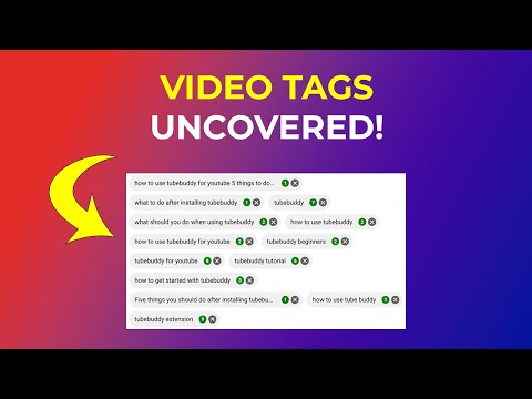 How To See Tags on YouTube Videos and Channels w/ TubeBuddy