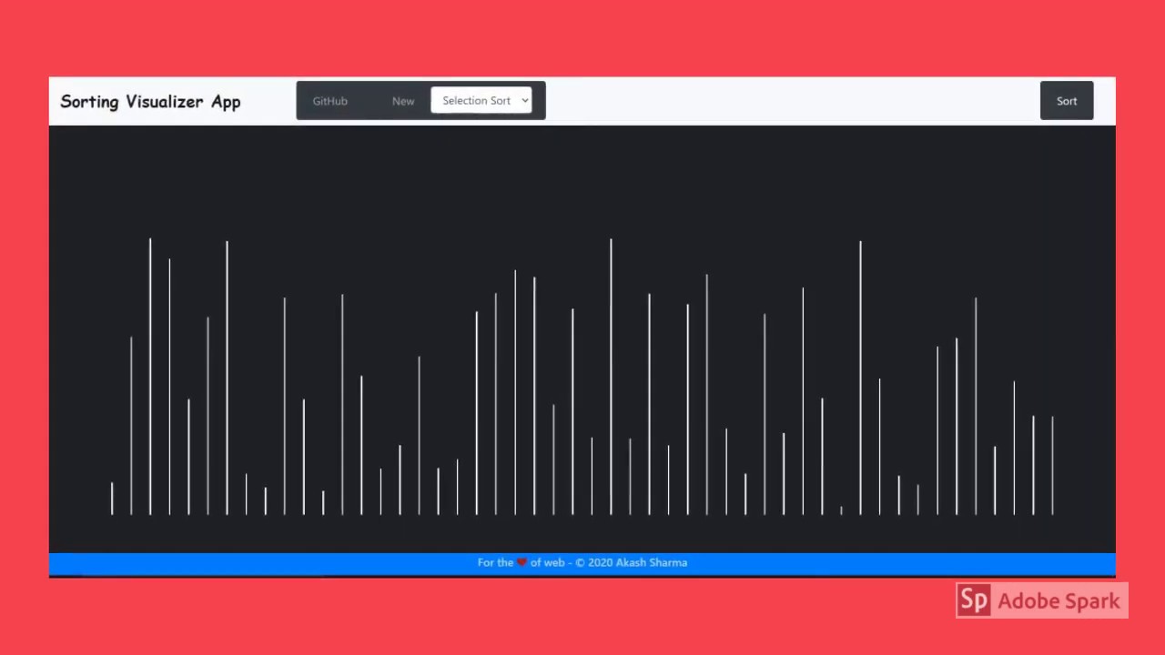 Sorting Visualizer App | CS50