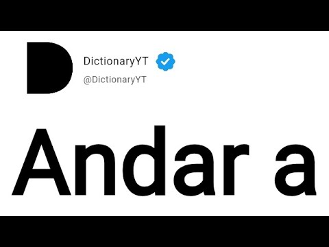 Andar a Meaning in English