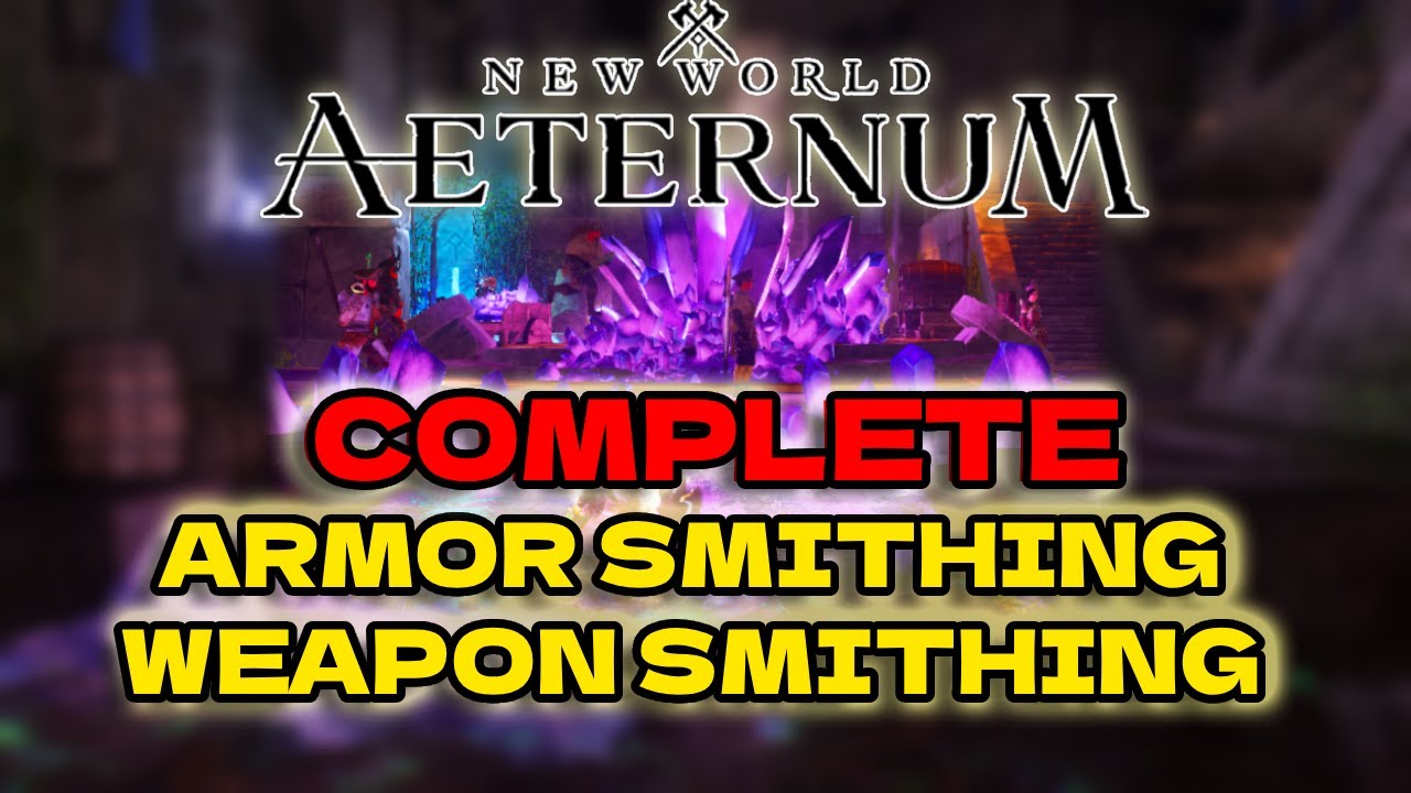 FASTEST Armor Smithing guide | New World Aeternum | New World Gathering Guide