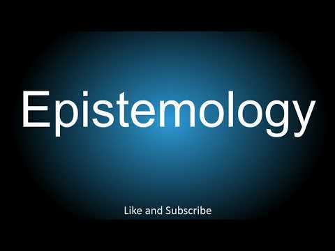 How to correctly pronounce - Epistemology.