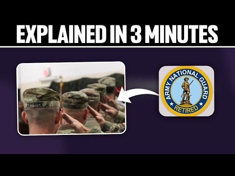 National Guard Retirement Explained in 3 Minutes 2025!