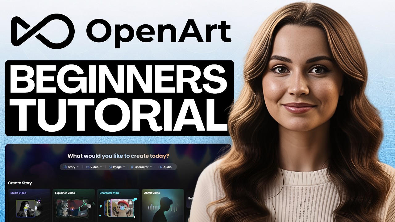 OpenArt Tutorial for Beginners (Full Masterclass 2026) - Create AI Characters, Videos, Images, Audio