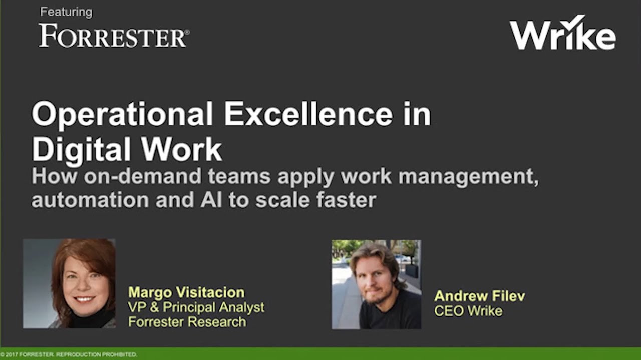 Operational Excellence in Digital Work with Forrester