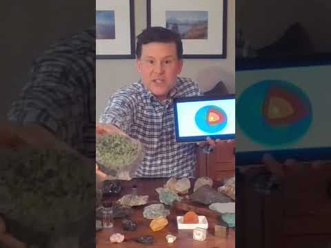 Please color the Earth's mantle GREEN! #shorts #rocks #geology