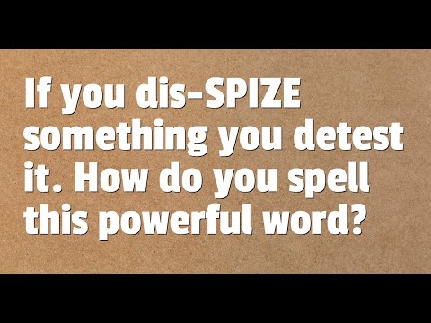 Spelling & Words Quiz