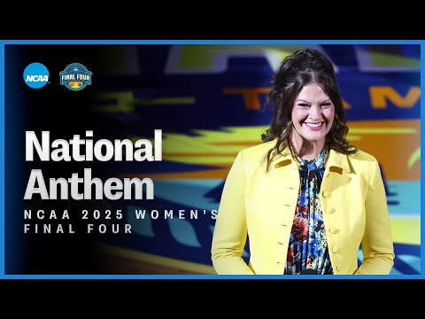 Ayla Brown Performs National Anthem | 2025 Women’s Basketball National Championship