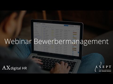 Webinar Bewerbermanagement