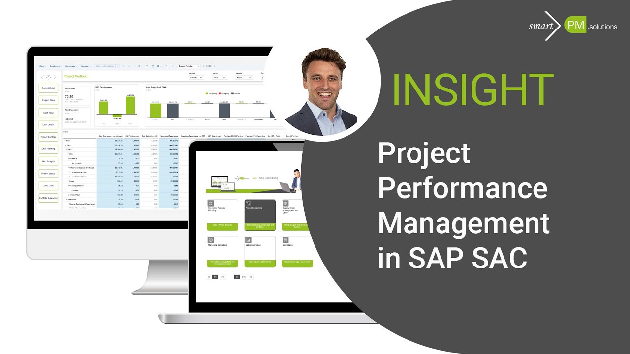 Efficient Project Performance Management with smartPM & SAP SAC Software