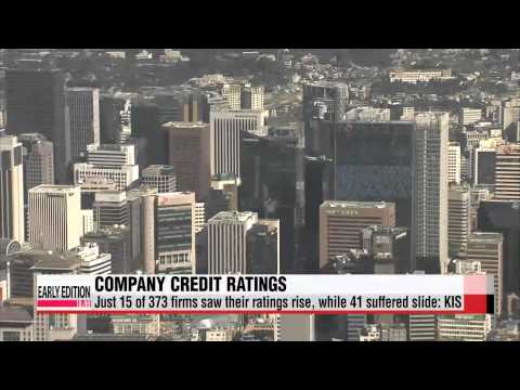 Number of Korean firms recording rating downgrades hits 15-year high in 2014 불