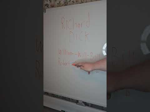 Richard's nickname #englishgrammar #esl #easyenglisheveryday #language #esl #English #grammar
