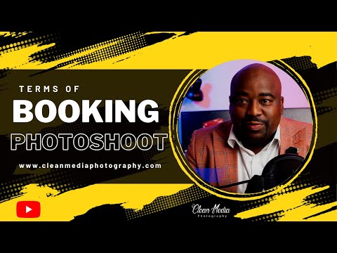 Terms of Booking a Photoshoot