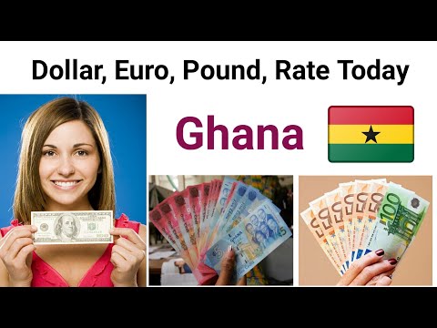 Pound Euro Dollar Rate in Ghana Today | Ghana Currency | Dollar to Cedis | Euro Pound to Cedis