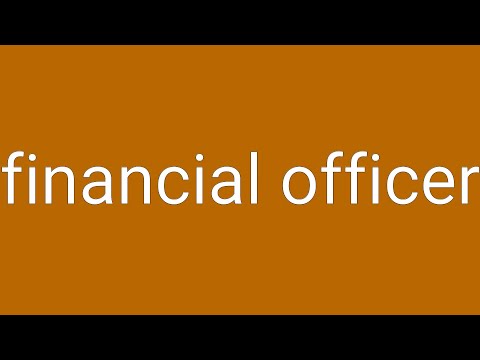 Financial Officer Definition & Meaning