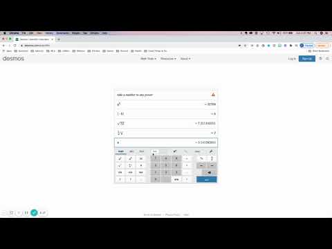 Desmos Scientific Calculator Intro