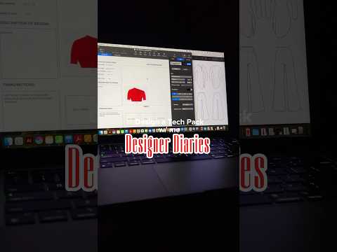 How I create my design Tech Packs #fashiondesigner #designer #designprocess #design #sew