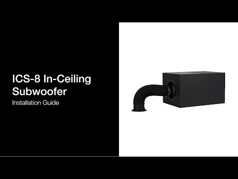 ICS-8 In-Ceiling Subwoofer Installation Guide | Custom Install