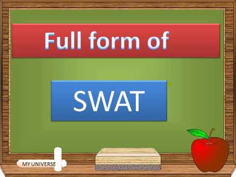 Full form of SWAT