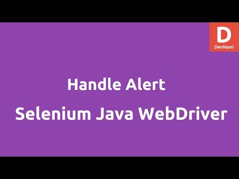 Learn Handle alert in Selenium Java Webdriver - Mind Luster