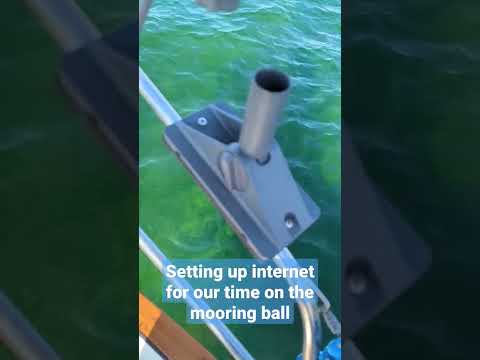 Custom mobile marine Starlink mount.  #sailing #boatlife #starlink