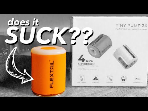 FLEXTAIL Tiny Pump 2x Review - Inflate Camping Air Mattresses & Pads