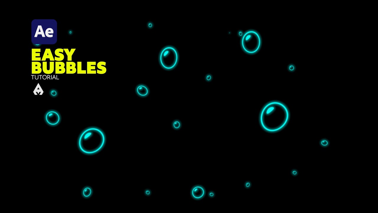 How to Create Floating BUBBLES Animation in After Effects | Quick & Easy Tutorial