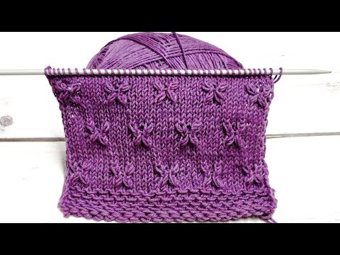 Easy 3D Knitting Pattern for Baby Blanket, 1065