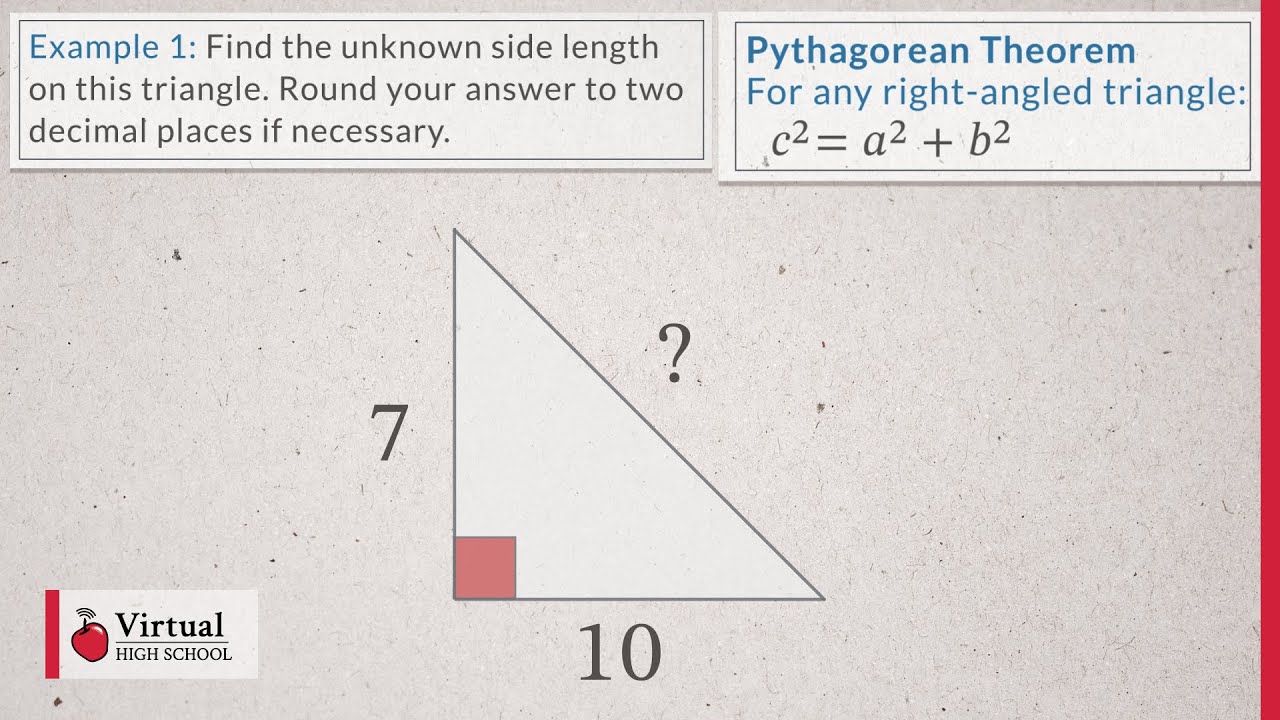 Applying the Pythagorean Theorem