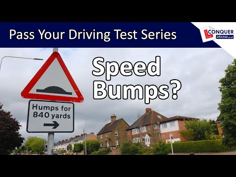 How to deal with speed bumps smoothly - traffic calming measures