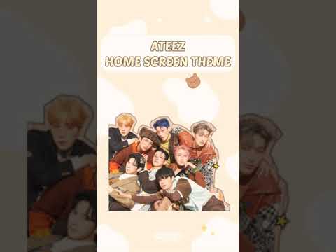 ateez homescreen aesthetic theme #shorts #ateez #atiny