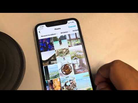 How to archive all instagram posts at once