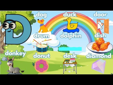 ๐ต D is Delightful! Learn 10 Words That Start with D โ Fun Alphabet Song!