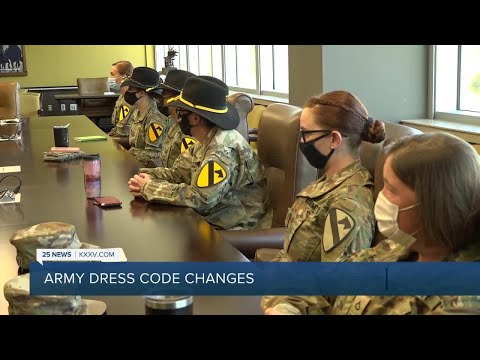 Female soldiers react to updates with the Army uniform policies