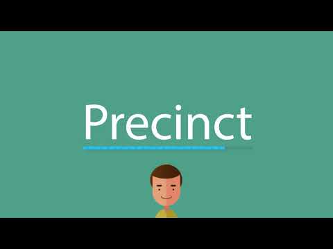 Precinct pronunciation